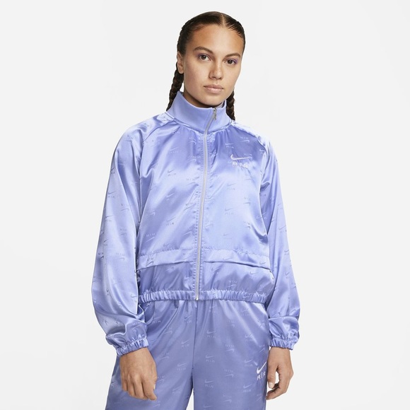 Nike | Jackets & Coats | Nike Sportswear Air Satin Jacket In Lilac ...